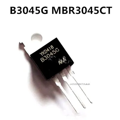 원래 5pcs/ B3045G MBR3045CT TO 220 45V 30A|트렌지스터| - AliExpress