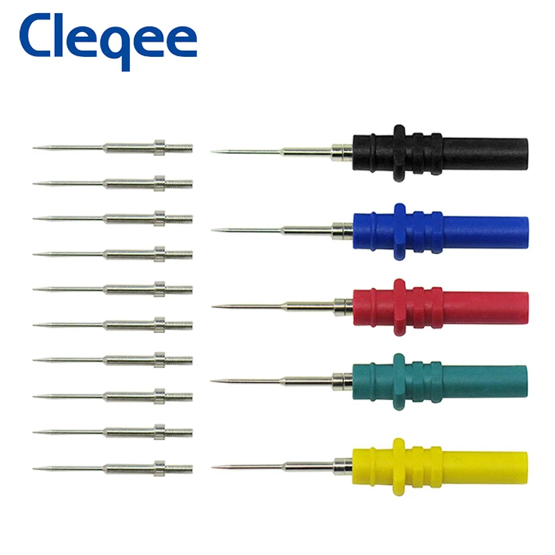 Cleqee P8002 자동차 진단 테스트 프로브 펑크 바늘 오실로스코프 프로브 핀 세트 수리 도구 액세서리 Ht307tool