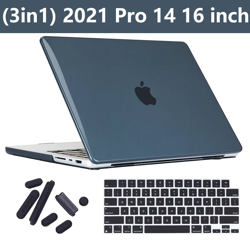Matte Hard Shell Laptop Case For Macbook Pro 14 Inch Case 2021 Model ...