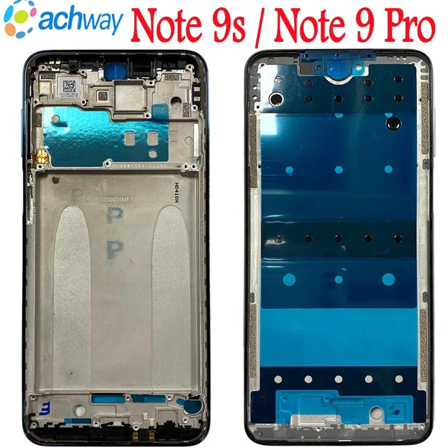 Novo testado para xiaomi redmi nota 9 pro quadro médio placa habitação ...