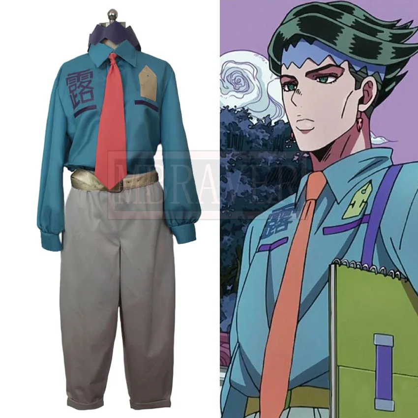 Disfraz de JoJo's Bizarre Adventure, traje de Cosplay, ABCD kishibie ...