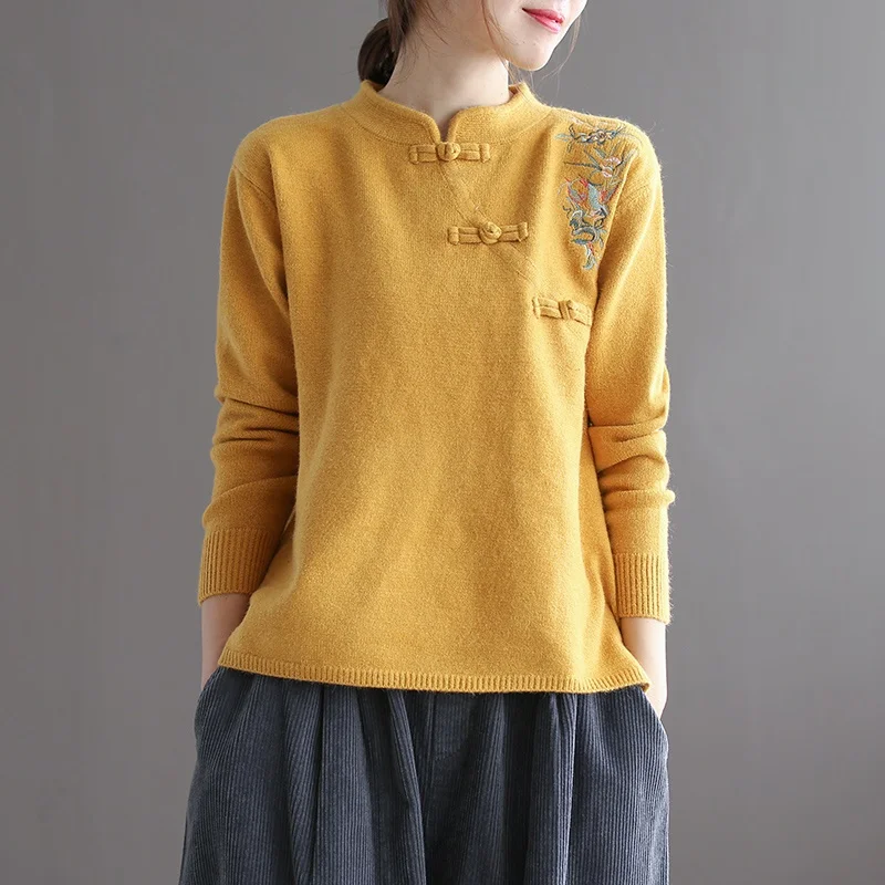 Chemisier-traditionnel-chinois-pour-femme-qipao-pull-de-Style-chinois ...