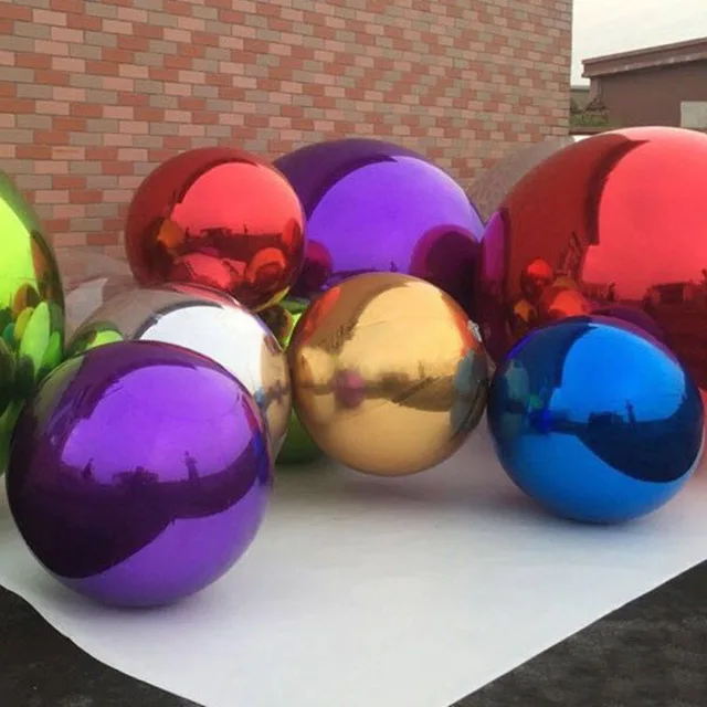 Commercial Event Wedding Decoration Silver Gold Red Large Inflatable ...