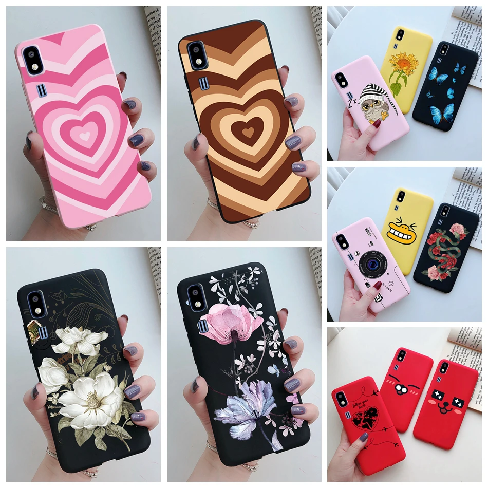 For-Samsung-Galaxy-A2-Core-Case-A260F-A260G-Cute-Love-Heart-Silicone ...