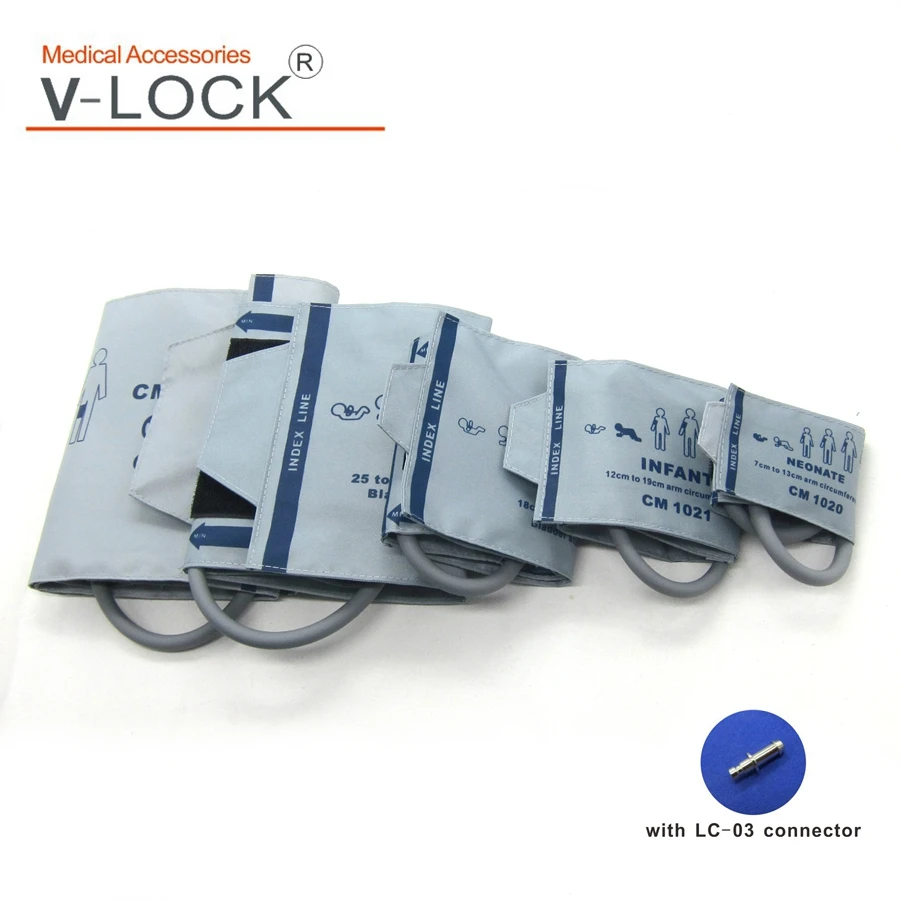 Free-Reusable-Large-Adult-Child-Pediatric-Neonate-BP-Cuff-Blood ...