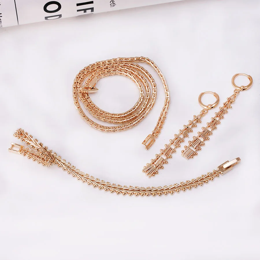 XP Jewelry -- 3 Pcs Tank Chain ( Necklace / Bracelet / Earring ...