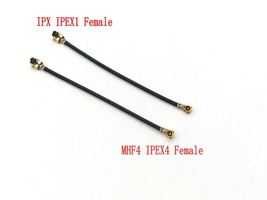 100pcs Ipex Pigtail Cable U.fl Ipx Ipex1 Female To Mhf4 Ipex4 Female ...
