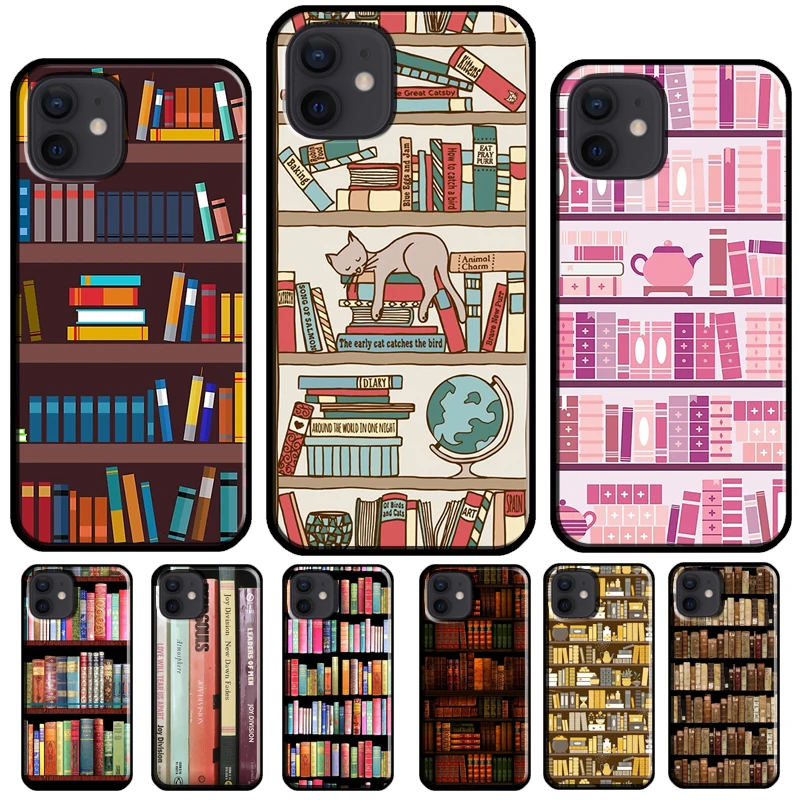 Read Books Library Bookshelf Phone Case For Iphone 13 11 Pro Max 12 13 ...