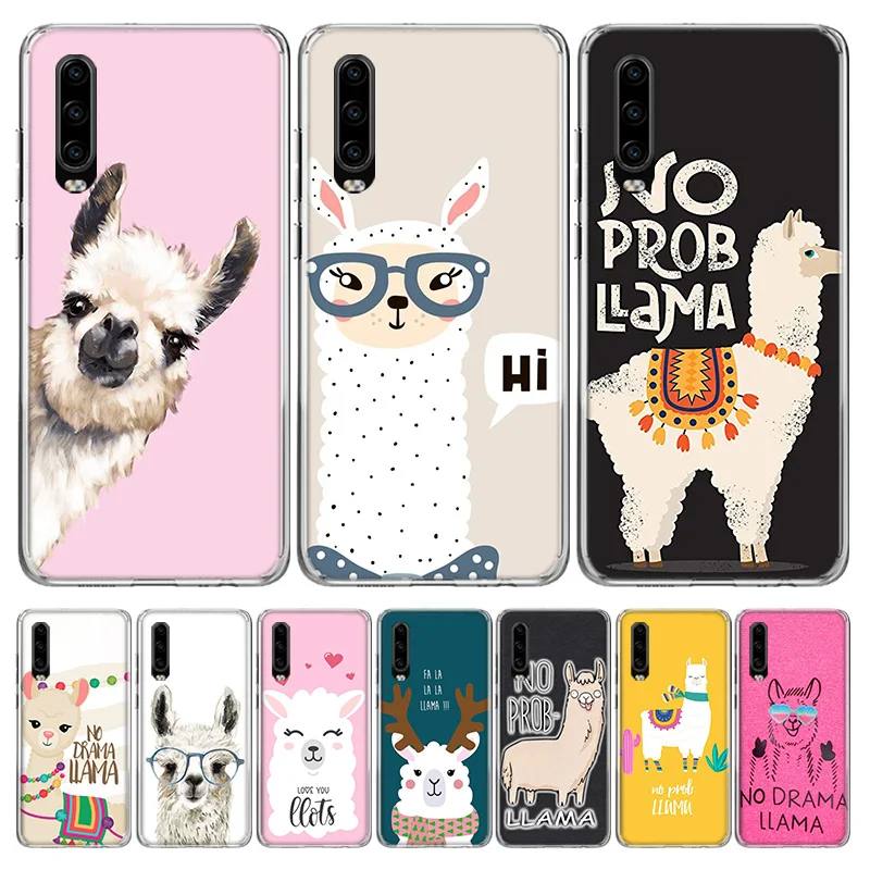 Lama-Llama-Alpacas-Silicon-Call-Phone-Case-For-Huawei-P30-P20-P40-P50 ...