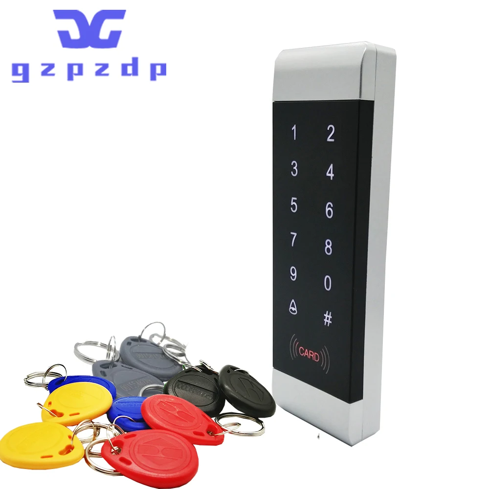 Touch Keypad Proximity 125khz Rfid Card Door Lock Access Control System ...