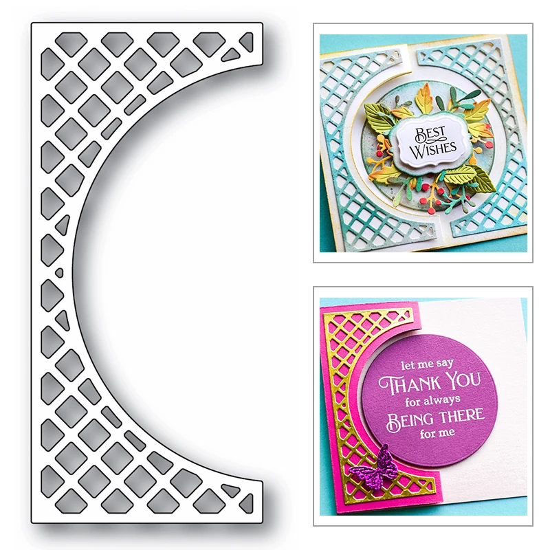 Halloween Grid Arch Shape Frame 2020 New Metal Cutting Dies for DIY and ...