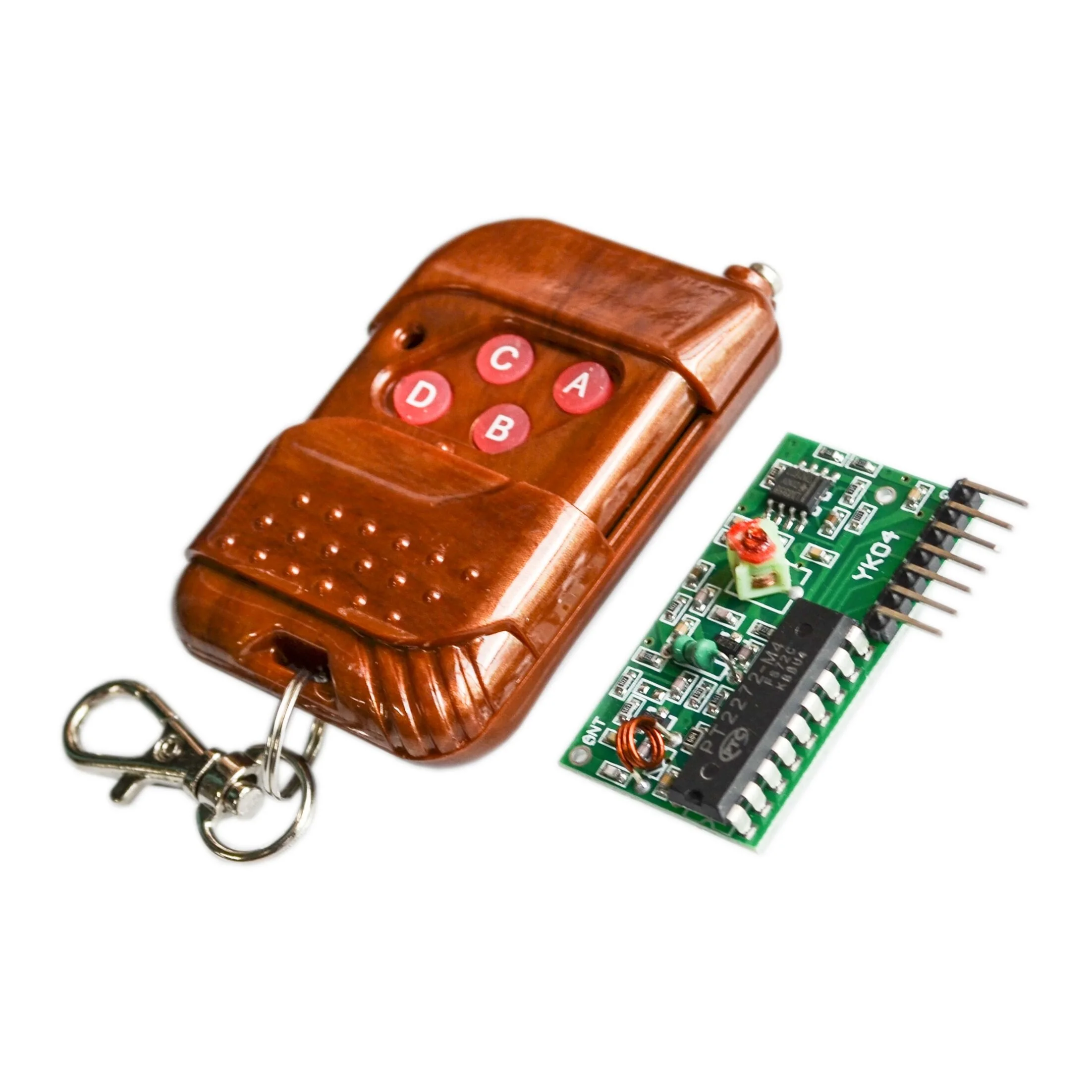 1set/lot 2262/2272 four way wireless remote control kit M4 lock ...