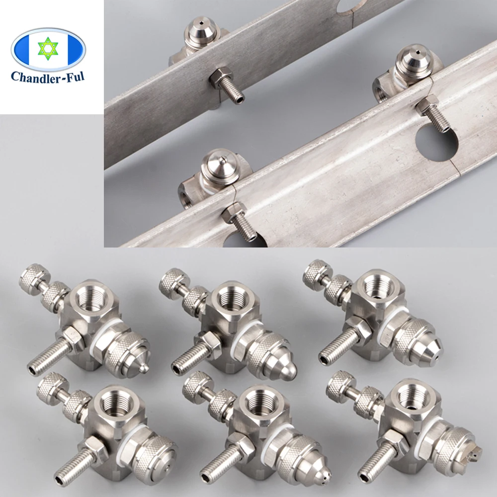 Adjustable Air Atomizing Nozzle Micro Droplet Air Fog Nozzle Air Water ...