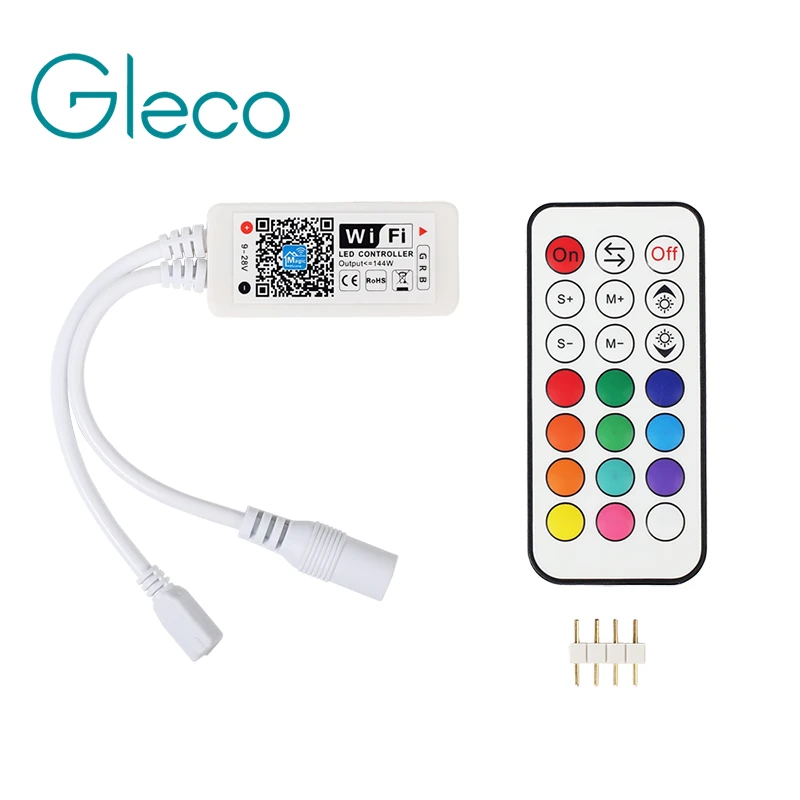 Dc5-24v Wireless Wifi Led Rgb Controller Rgbw Controller Ir / Rf Remote ...