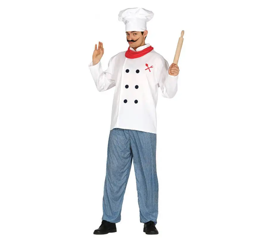 Men's Cook costume uniforms and trades/cooks adult costumes|Scary ...
