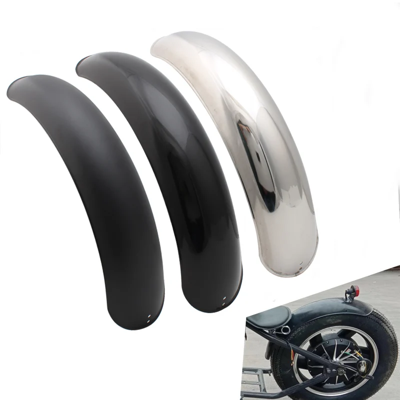 Motorcycle-Rear-Metal-Mud-Flap-Splash-Guard-Retro-Mudguard-Fender ...