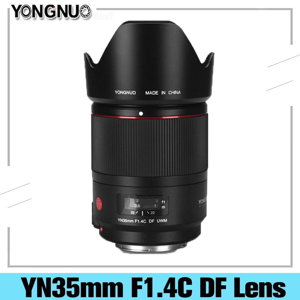 Yongnuo Yn35mm F1 4c Df Lente De ângulo Amplo Lente Para Câmera Canon