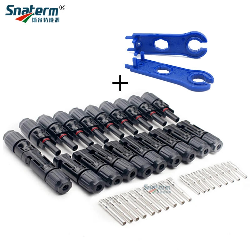 10-Pairs-Connector-or-with-1pair-Spanner-connected-Solar-Panel ...