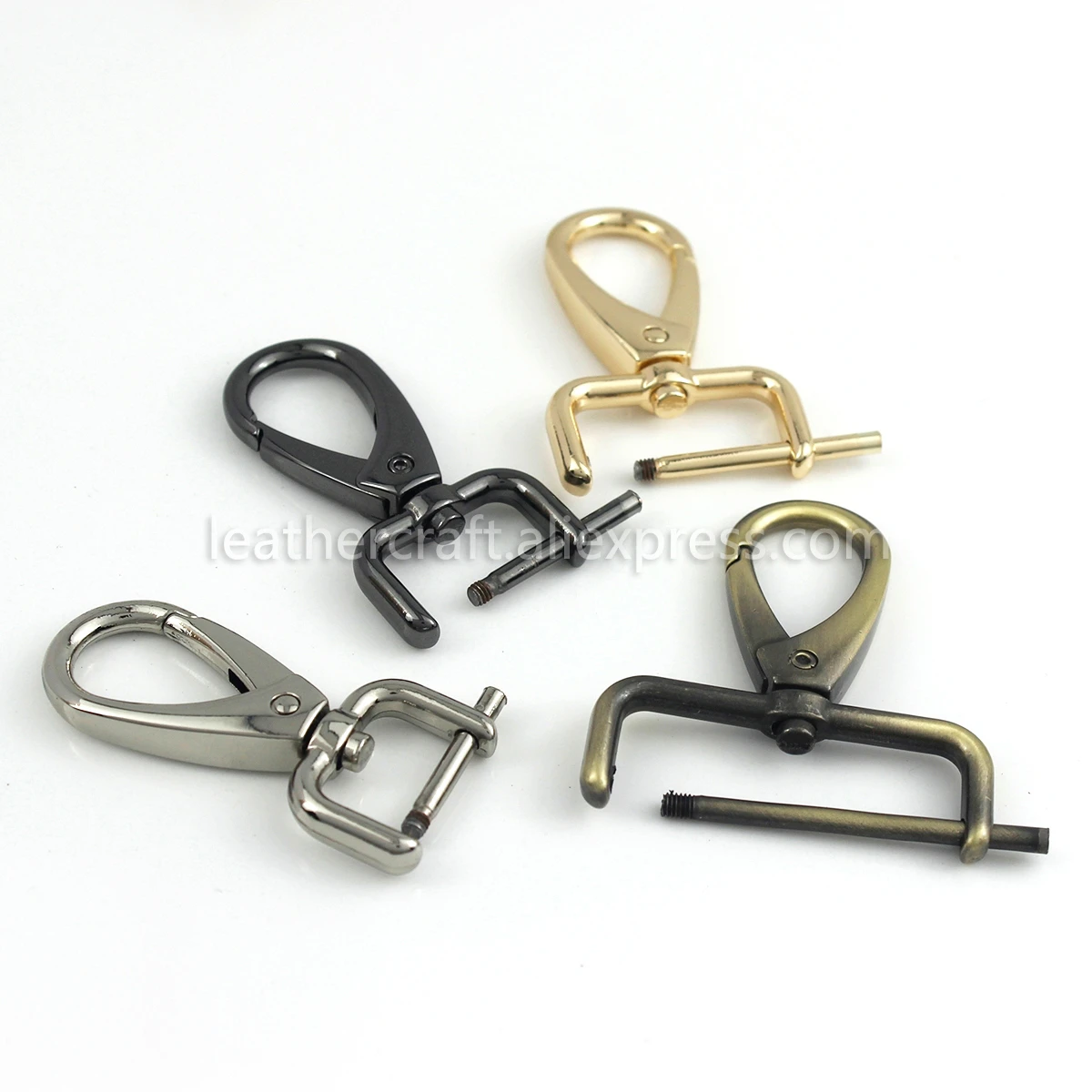 1pcs Metal Detachable Snap Hook Trigger Clips Buckles For Leather Strap ...