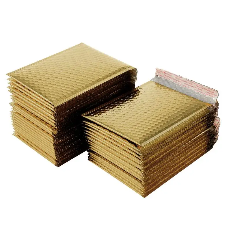 Enveloppe,Sacs à Bulles D.lisés Rose Rouge,en Aluminium,Emballage ...