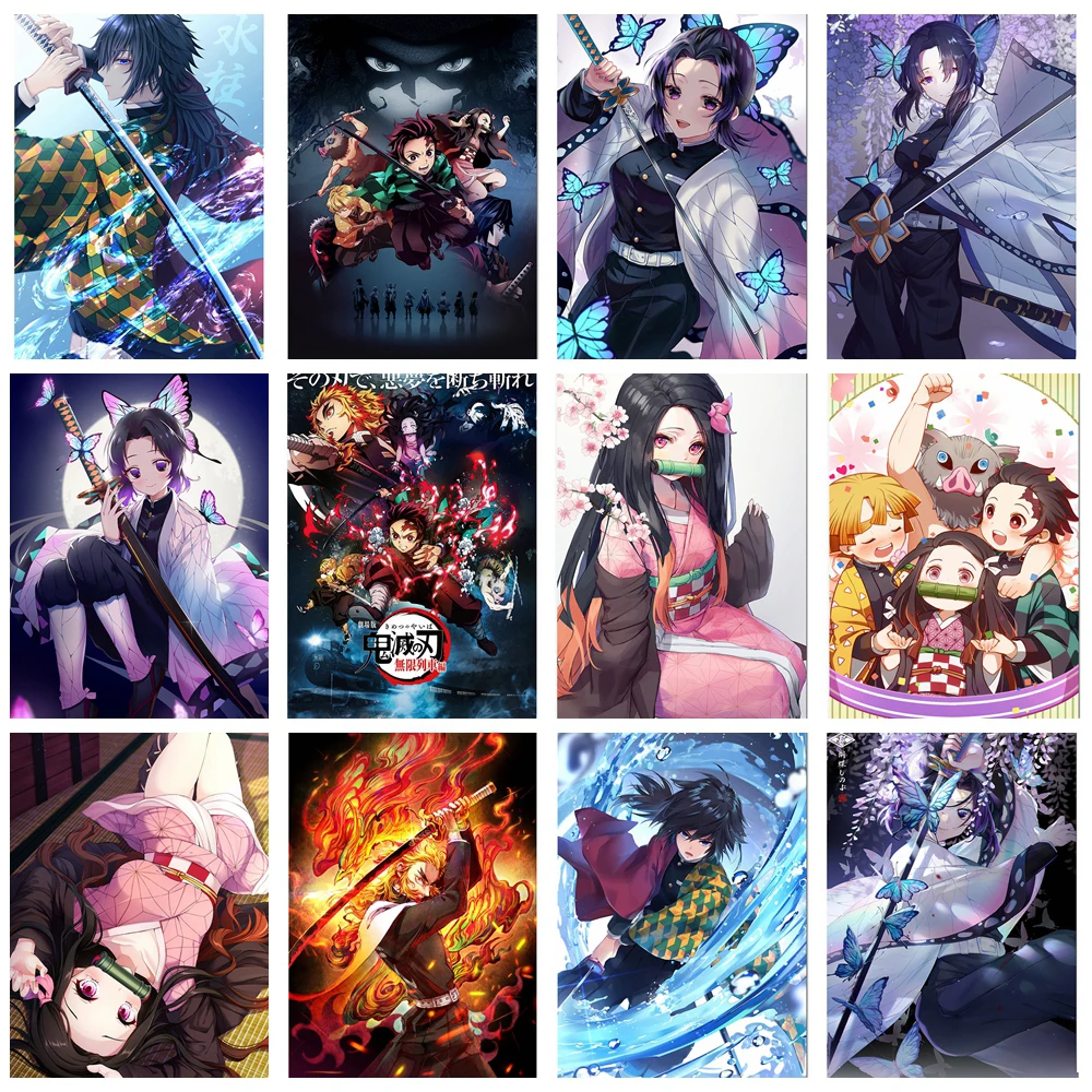 Diamond Painting Anime Demon Slayer Picture of Rhinestones Full Diamond ...