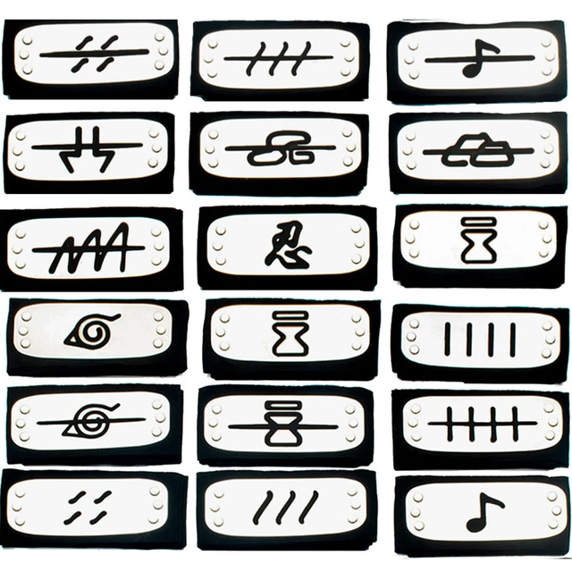 Naruto Ninja Headband Symbols