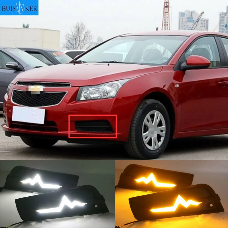 LED-Daytime-Running-Light-DRL-For-Chevrolet-Cruze-2009-2014-High ...