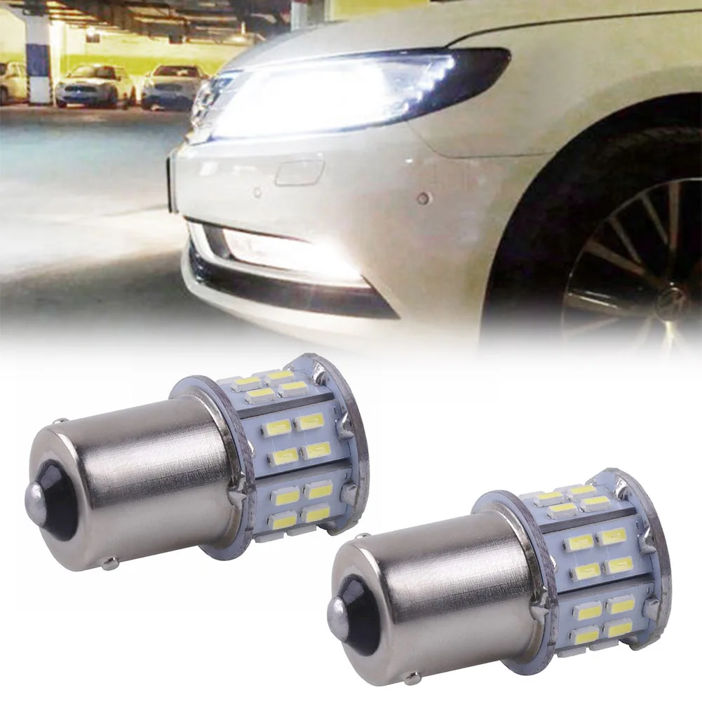 White-Car-1156-382-Turn-Signal-Taillight-50-SMD-LED-Bulb-Light-BA15S ...