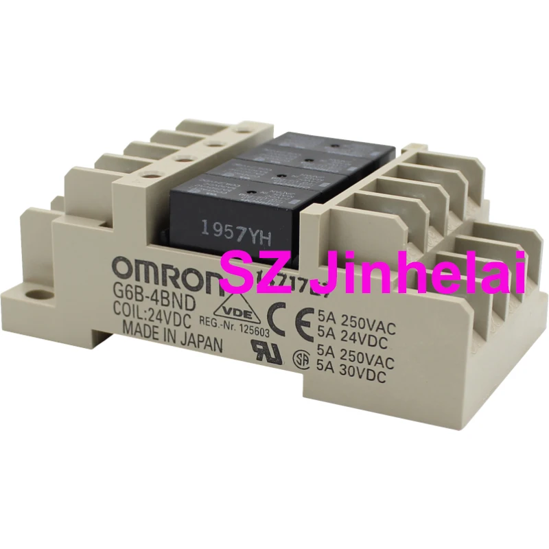OMRON 정품 터미널 릴레이, G6B 4BND G6B 47BND, 24VDC, DC24V|릴레이| - AliExpress