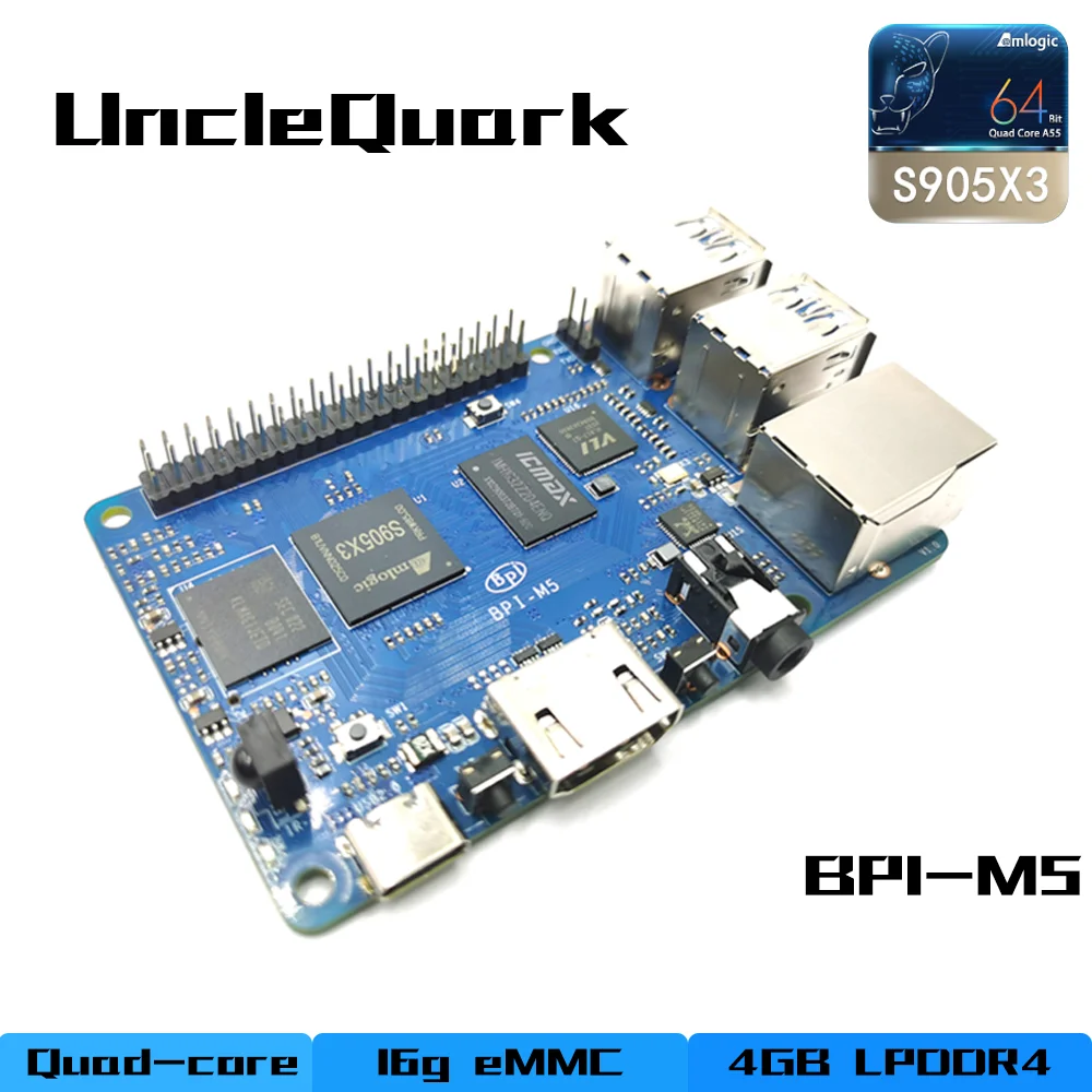 Banana Pi Open-Source Platform BPI-M5 s905 Quad Core 4GB RAM Singel ...