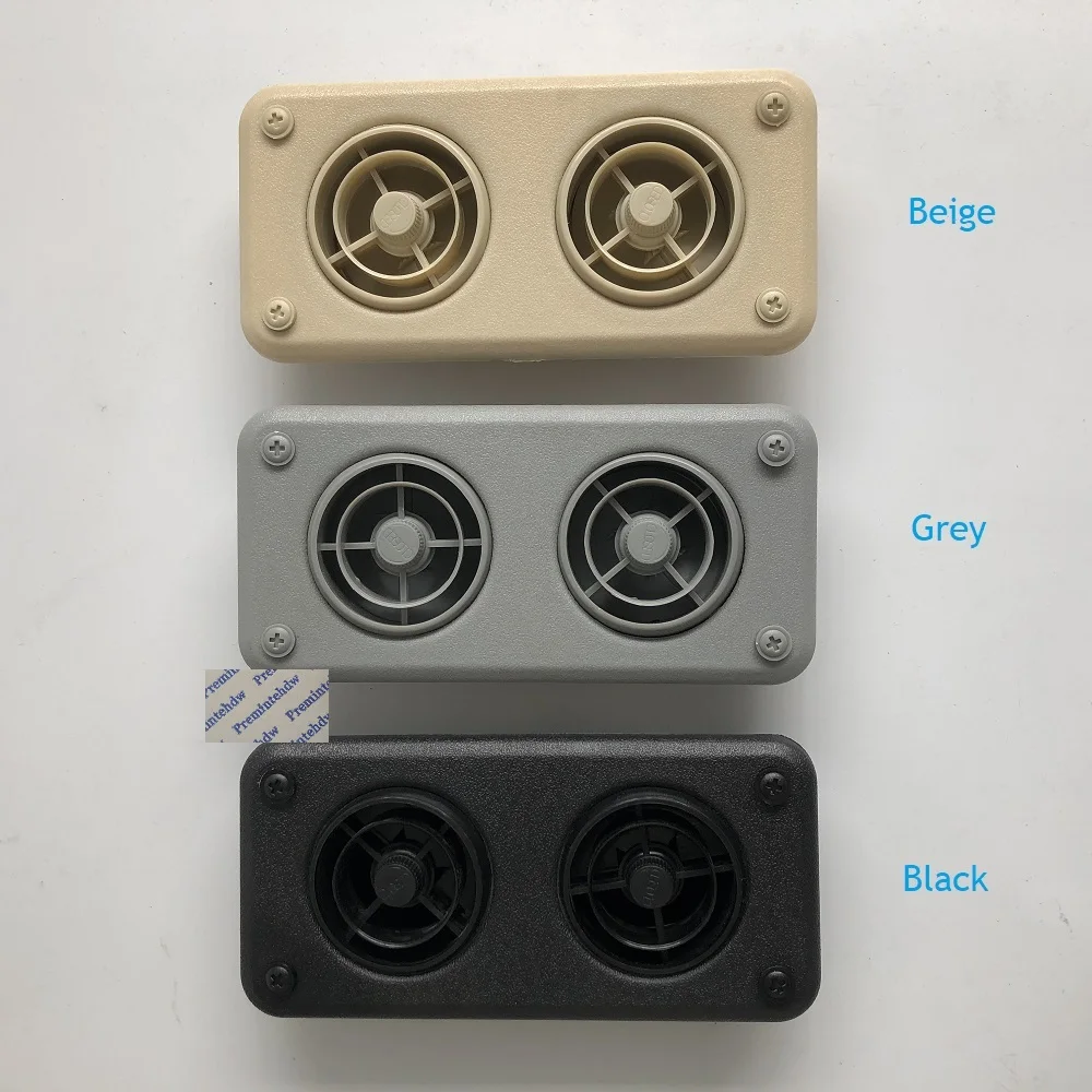 2Pcs Adjustable Air Vent Dispenser Double Dual Diffuser A/C RV Travel ...
