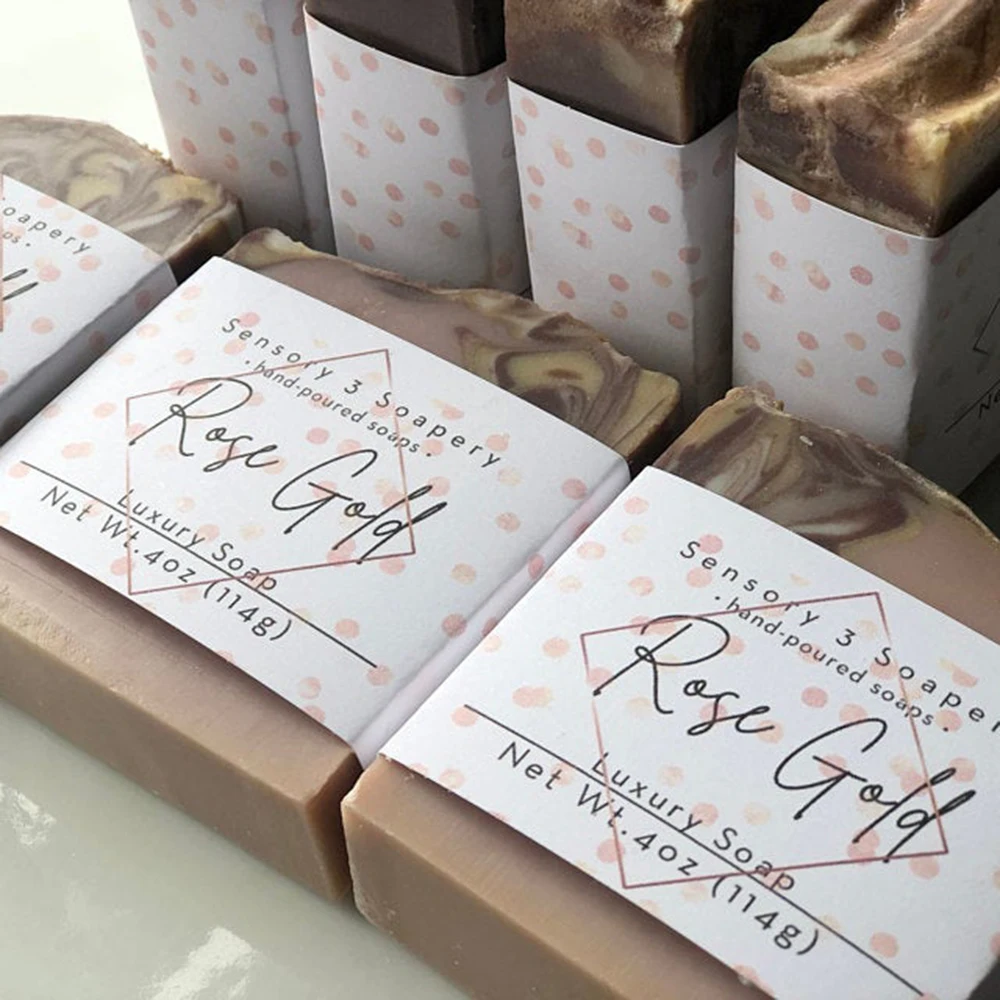 Templates Paper & Party Supplies Kraft Soap Label package DIY Soap ...