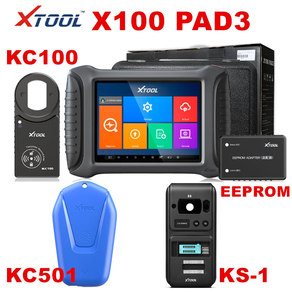 Global-Version-XTOOL-X100-PAD3-with-KC501-KS-1-KC100-and-EEPROM-Adapter ...