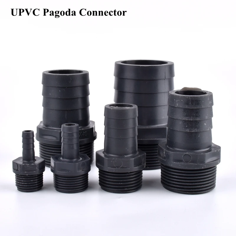 1-2-1-UPVC-Pagoda-Male-Thread-Connector-Garden-Irrigation-Accessories ...