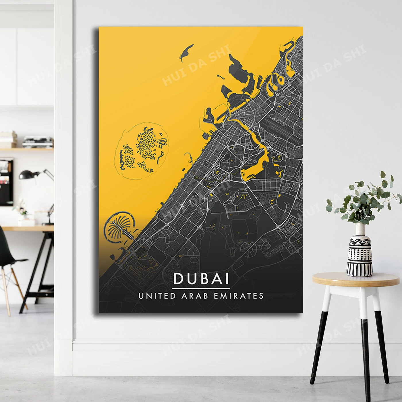 Only Map Of Dubai