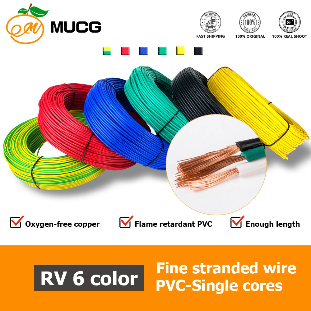 20AWG-100m-roll-Copper-Wire-Soft-Led-Power-Electric-Cable-240V-110V ...