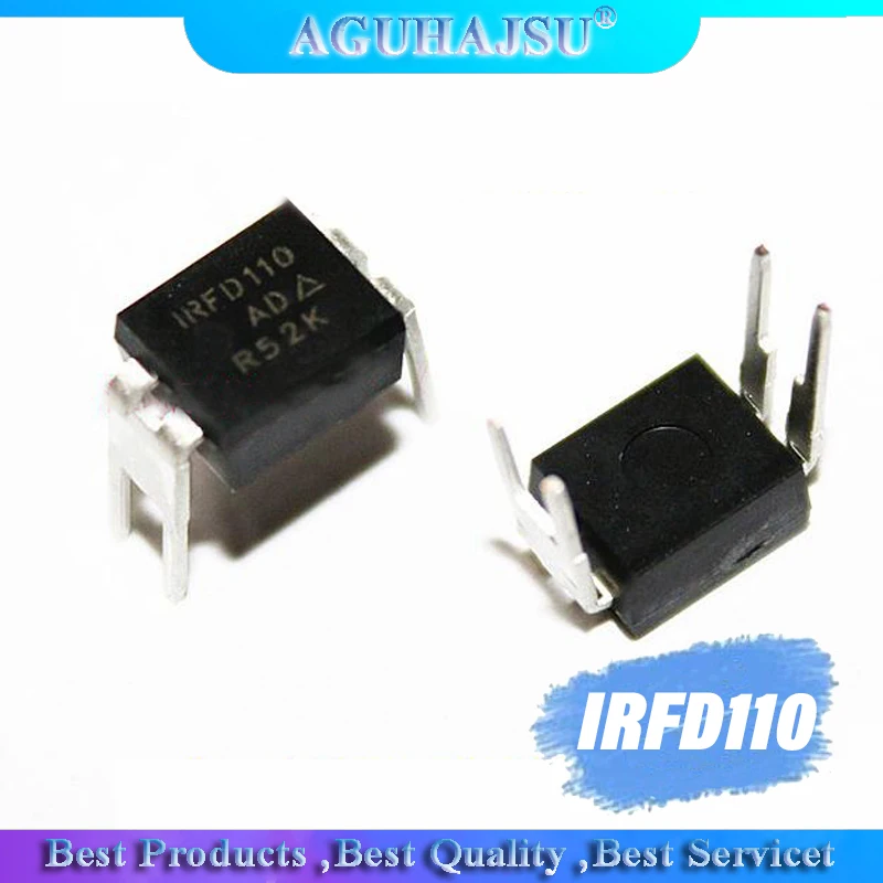 10 unids/lote IRFD110 IRFD110 FD110 DIP 4 en Stock|Circuitos integrados ...