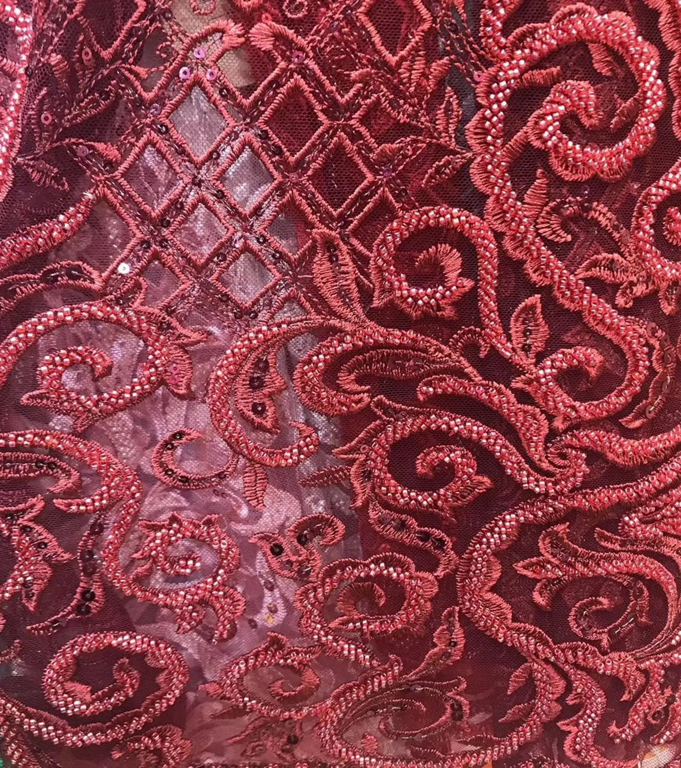 high-quality-Handmade-Beaded-Fabric-For-Dress-Luxury-Lace-For-Bride-New ...