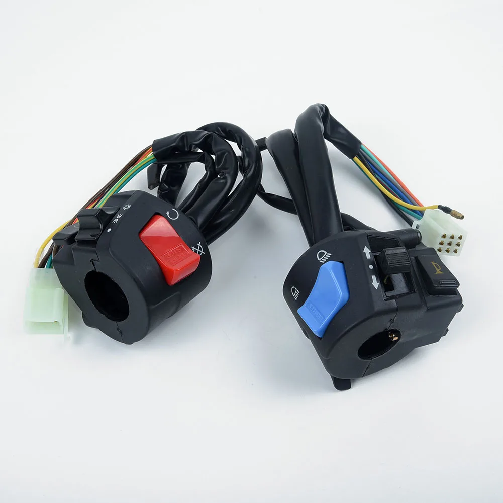 12V Motorcycle Switch Universal 1 pair 7/8 inches Electrical Waterproof ...