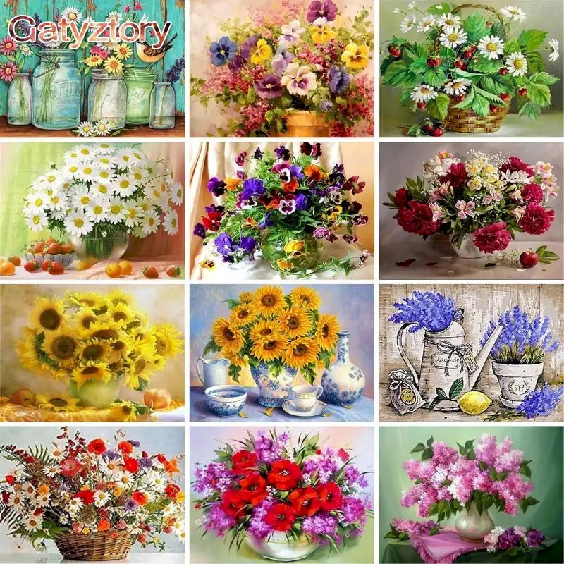 Gatyztory Diy Diamond Painting Bird Full Square Diamond Embroidery ...