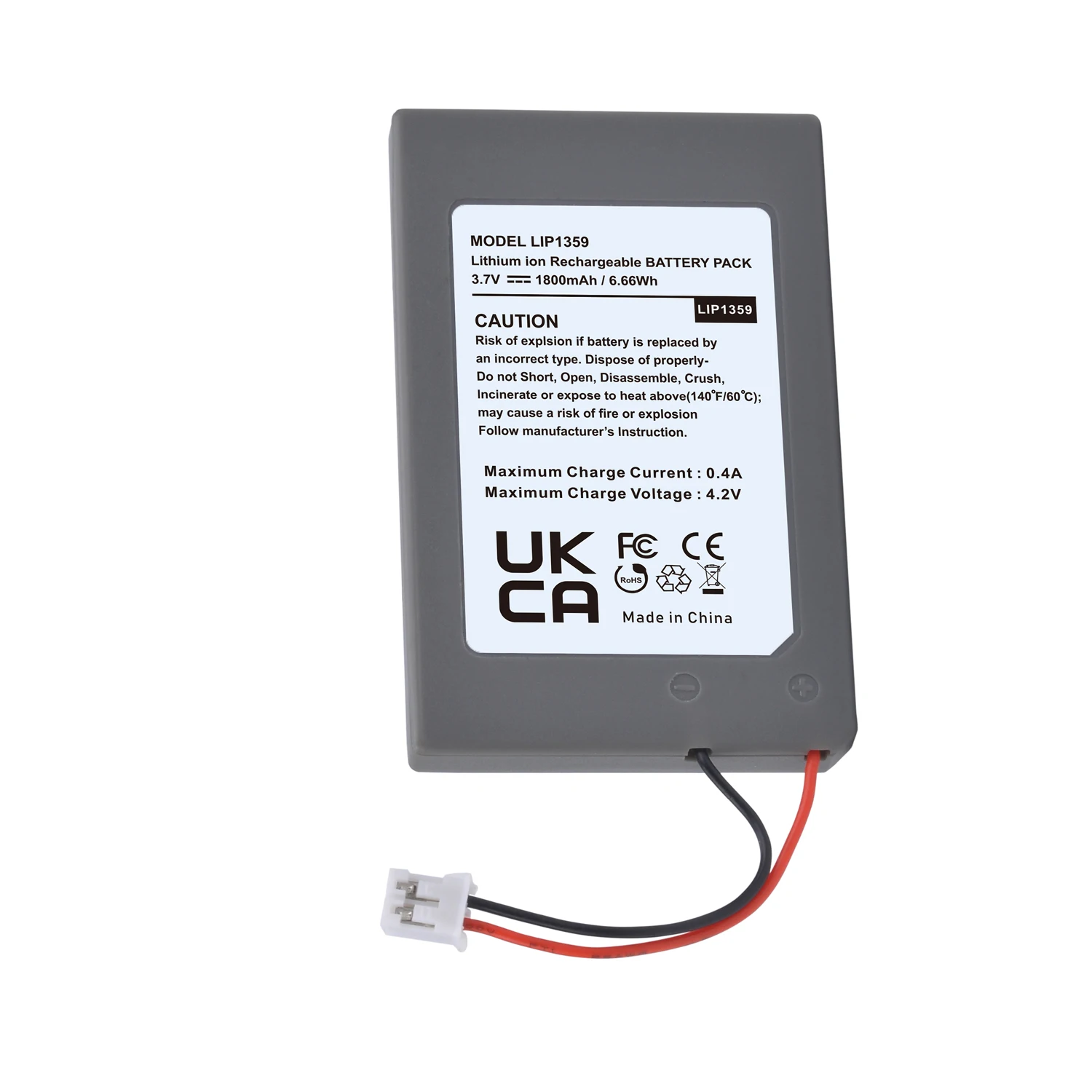 2 piles-Lot De 4 Batteries Rechargeables De Remplacement, Pour ...