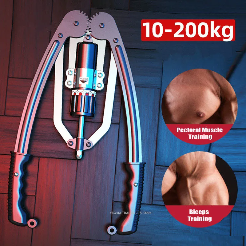 10-200kg-Adjustable-Hydraulic-Arm-Press-Chest-Expanders-Exercise ...