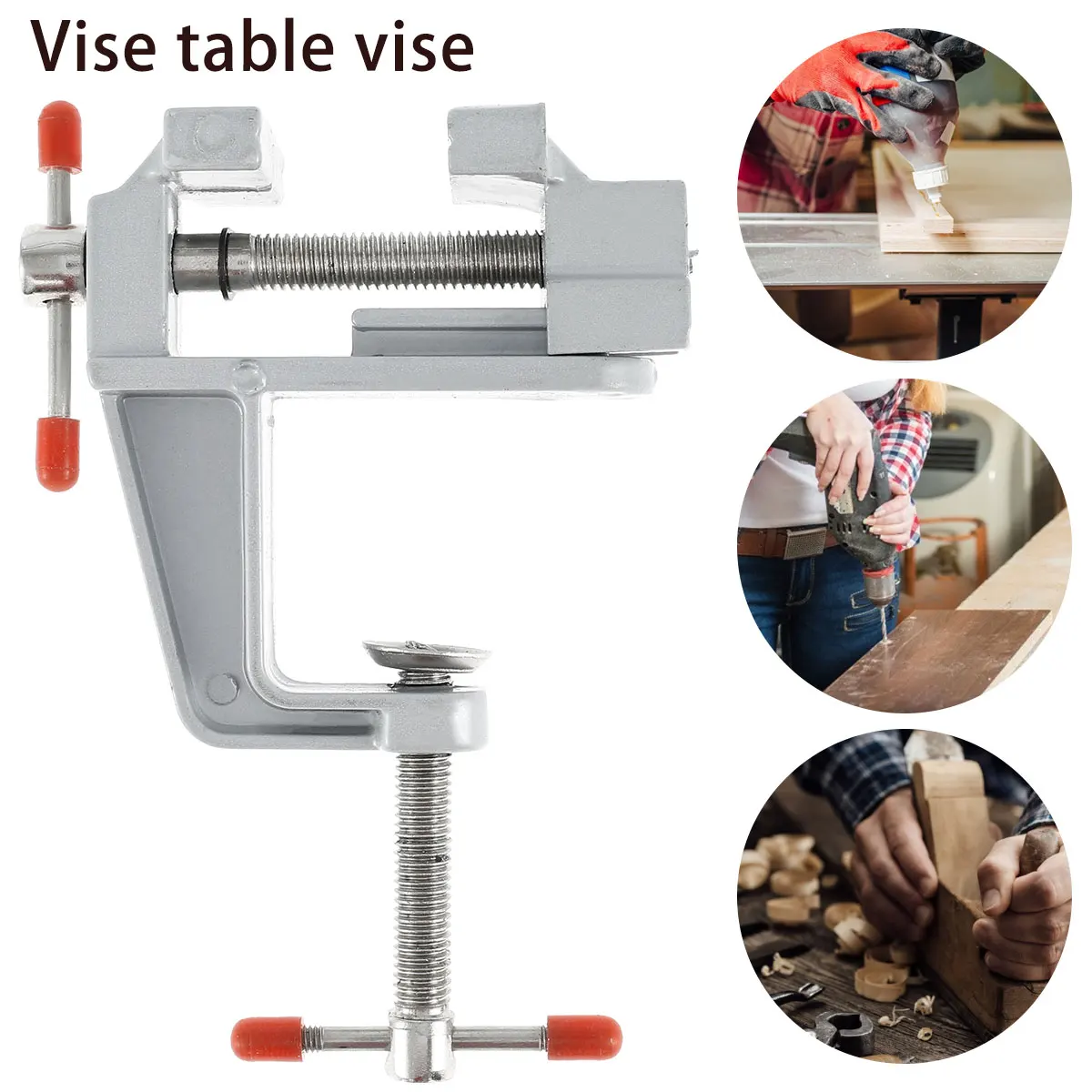 Adjustable Table Vise Mini Bench Screws Vise Bench Clamp Screws Vise ...