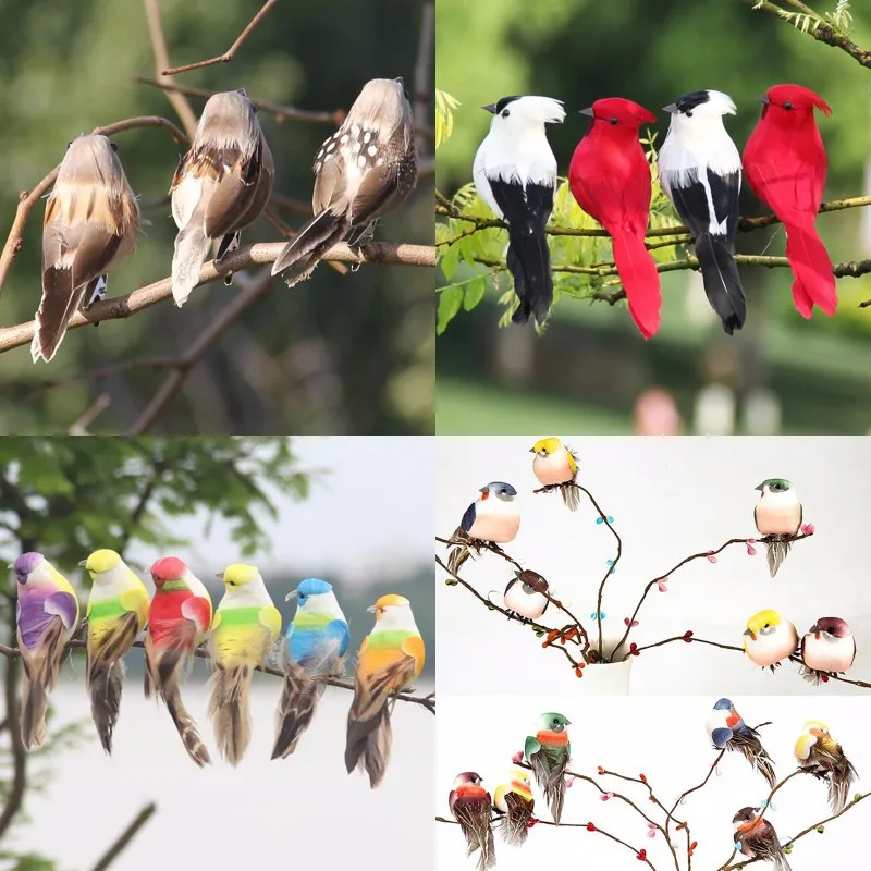 Creative-Foam-Feather-Artificial-Parrots-Imitation-Bird-Model-Home ...