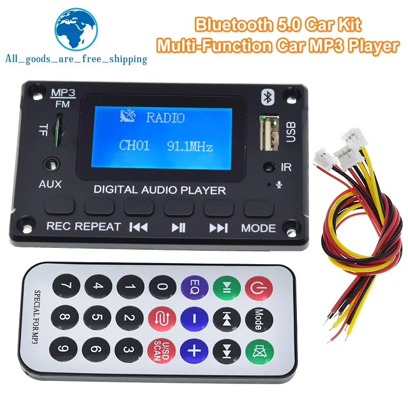 TZT-Carte-d-codeur-MP3-DC-5V-12V-d-codage-WMA-lecteur-MP3-Bluetooth ...