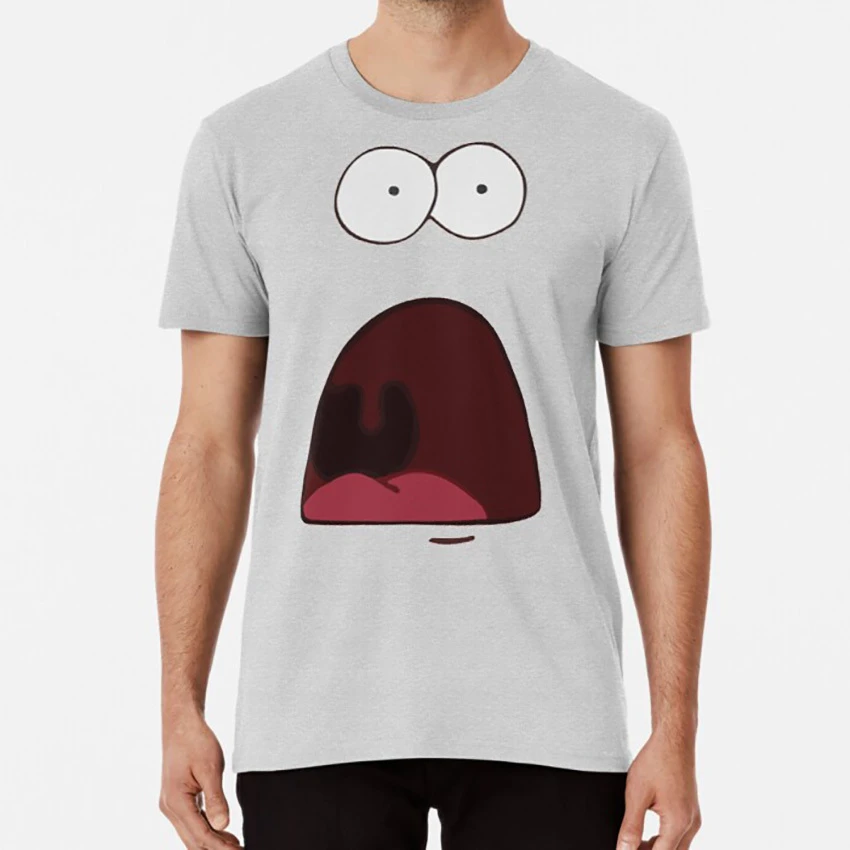 Patrick Shocked Face Transparent