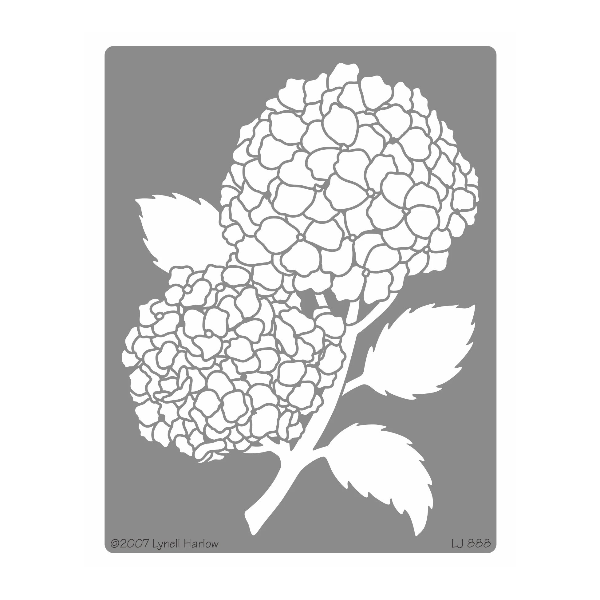 Hydrangea Silhouette