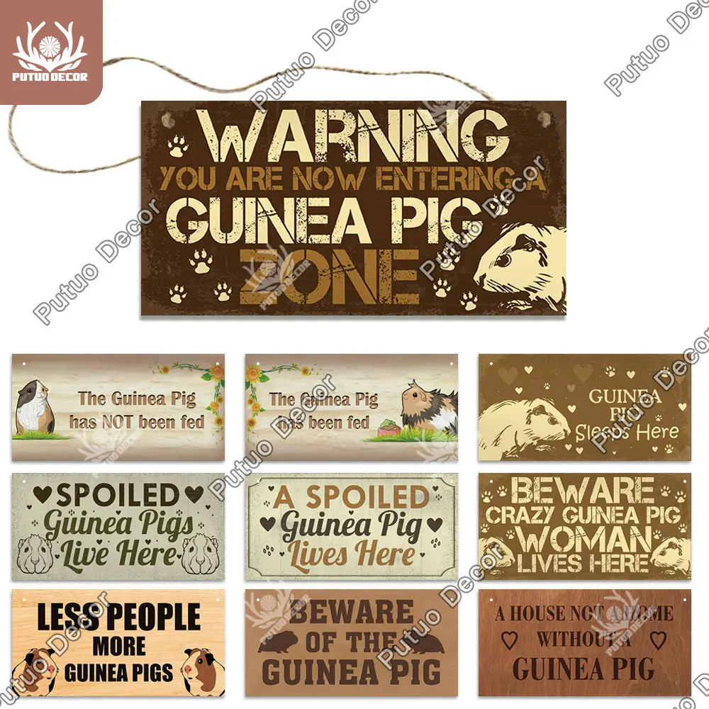 Home Decor Wall Decor Beware of Guinea Pigs Sign Printable/ Guinea Pig ...
