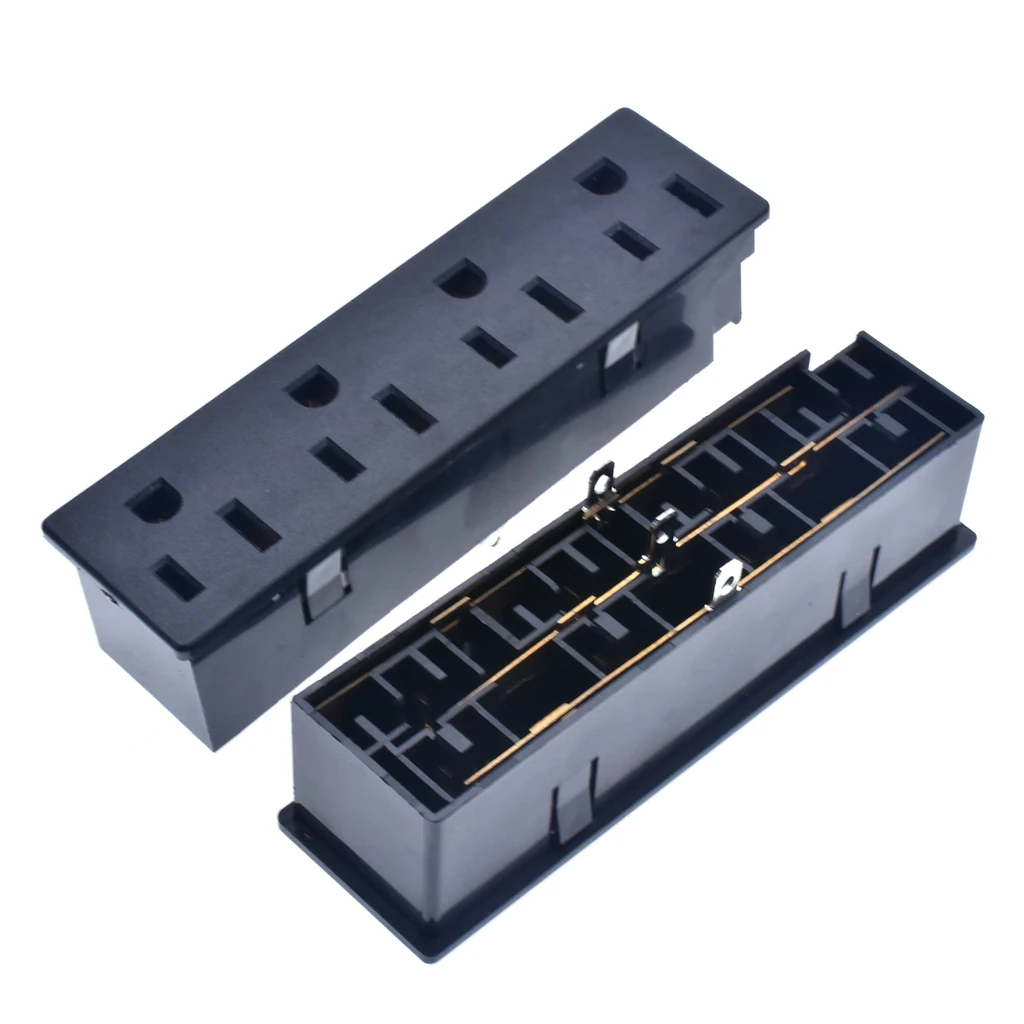 Ss-6b-4 Usa Type B Socket In Black *ce Marked 4 Ways Usa Outlet Socket ...