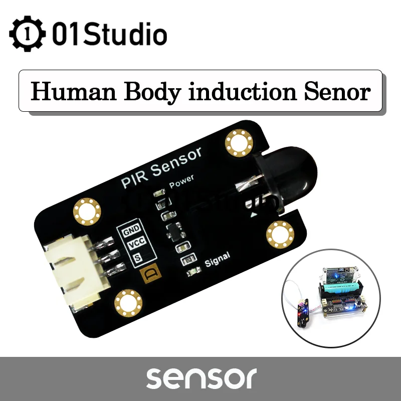 01Studio Human Body Infrared Sensor PIR Senor Detector Module for ...